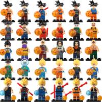 China Dragon Ball Son Goku Minifigures Building Block Minifigures Eco friendly ABS Material for sale