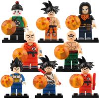 China Dragon Ball Son Goku Minifigures Building Block Minifigures Eco friendly ABS Material for sale