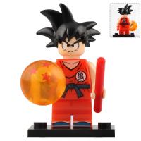 China Dragon Ball Son Goku Minifigures Building Block Minifigures Eco friendly ABS Material for sale