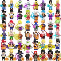 China ABS Dragon Ball Minifigures Bardock Super Saiyan Goku Building Block Minifigures for sale