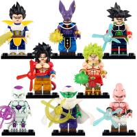 China ABS Dragon Ball Minifigures Bardock Super Saiyan Goku Building Block Minifigures for sale
