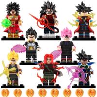 China ABS Dragon Ball Minifigures Bardock Super Saiyan Goku Building Block Minifigures for sale