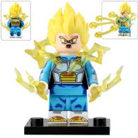 China ABS Dragon Ball Minifigures Bardock Super Saiyan Goku Building Block Minifigures for sale