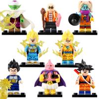 China ABS Dragon Ball Minifigures Bardock Super Saiyan Goku Building Block Minifigures for sale