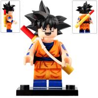 China ABS Dragon Ball Minifigures Bardock Super Saiyan Goku Building Block Minifigures for sale