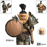 China Orc Knight Castle Minifigure Collection Warrior Minifigures Fantasy Castle Battle Scene Army Figures for sale