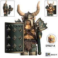 China Orc Knight Castle Minifigure Collection Warrior Minifigures Fantasy Castle Battle Scene Army Figures for sale