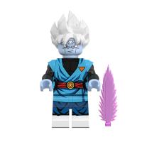 China Dragon Ball Black Frieza Building Block Anime Minifigures ABS Material for sale