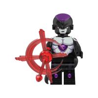 China Dragon Ball Black Frieza Building Block Anime Minifigures ABS Material for sale