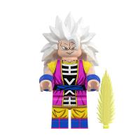 China Dragon Ball Black Frieza Building Block Anime Minifigures ABS Material for sale