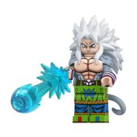 China Dragon Ball Black Frieza Building Block Anime Minifigures ABS Material for sale