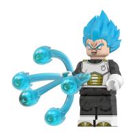 China Dragon Ball Black Frieza Building Block Anime Minifigures ABS Material for sale