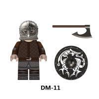 China Viking Minifigure Castle Warrior Knight  DIY Minifigures Medieval Castle Norse Battle Figures for sale