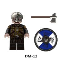 China Viking Minifigure Castle Warrior Knight  DIY Minifigures Medieval Castle Norse Battle Figures for sale