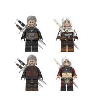 China Geralt Brick Builder Game Ciri The Witcher Series Compatible Blocks Collectible Set FT24-27 for sale