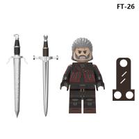 China Geralt Brick Builder Game Ciri The Witcher Series Compatible Blocks Collectible Set FT24-27 for sale