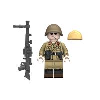China Italian Officers Military Minifigures WWII North African Campaign Building Block Collection for sale