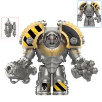 China Assembled 40K WarHammer Minifigures Terminator Space Marine Heavy Armor Minifigures Collection for sale