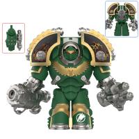 China Assembled 40K WarHammer Minifigures Terminator Space Marine Heavy Armor Minifigures Collection for sale