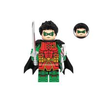 China DC Comics Minifigures DC Super Heroes Batman Robin Building Blocks Assembly Toys Collectible Set for sale