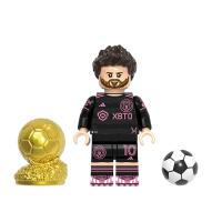 China Cristiano Ronaldo Football Minifigures Lionel Messi Legend Custom Sports Minifigures Collection for sale