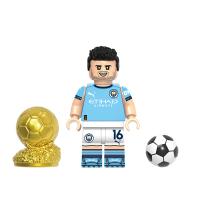 China Cristiano Ronaldo Football Minifigures Lionel Messi Legend Custom Sports Minifigures Collection for sale