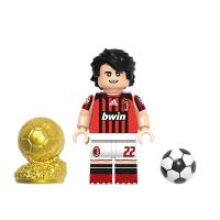 China Cristiano Ronaldo Football Minifigures Lionel Messi Legend Custom Sports Minifigures Collection for sale