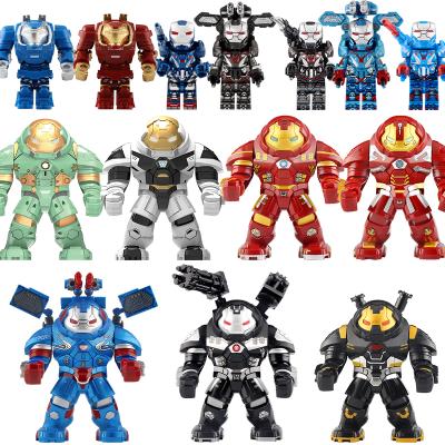 China Hulkbuster Custom Superhero Minifigs Iron Man Building Blocks Custom Assembly Figures Collectible Set for sale
