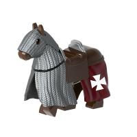 China Animal Mount Building Bricks Horse Medieval Knight Custom Building Blocks Minifigures Collection for sale