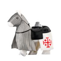 China Animal Mount Building Bricks Horse Medieval Knight Custom Building Blocks Minifigures Collection for sale
