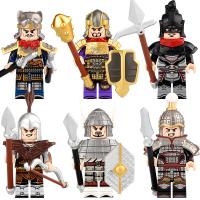 China Three Kingdoms Castle Mini Figures Zhuge Liang / Cao Cao / Sun Quan Historical Castle Figures for sale