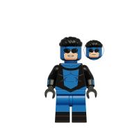 China Invincible Comic Super Heroes Minifigures Omni-Man Atom Eve Assembly Collectible Toys for sale