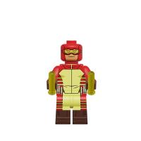 China Invincible Comic Super Heroes Minifigures Omni-Man Atom Eve Assembly Collectible Toys for sale