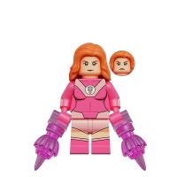 China Invincible Comic Super Heroes Minifigures Omni-Man Atom Eve Assembly Collectible Toys for sale
