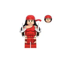 China Daredevil Marvel Super Heroes Minifigures Elektra Luke Cage Assembly Toy Collection for sale
