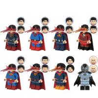 China Creative Superman DC Super Heroes Minifigures Assembly Toy Figures Collection Set for sale