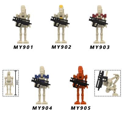 China Robot Commander Custom Star Wars Minifigures Battle Droid  ABS Collection for sale