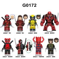China Deadpool Wolverine Super Heroes Minifigures Cable Gambit Magneto Assembly Toy Figures for sale