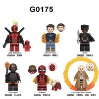 China Deadpool Wolverine Super Heroes Minifigures Cable Gambit Magneto Assembly Toy Figures for sale
