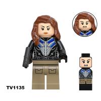 China Red Hulk Super Hero Mini Figures Captain America Winter Soldier Falcon Assembly Toys for sale