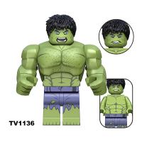 China Red Hulk Super Hero Mini Figures Captain America Winter Soldier Falcon Assembly Toys for sale