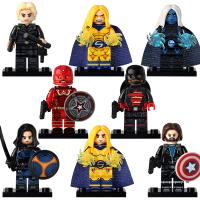 China Thunderbolts SuperHero Building Blocks Sentry Ghost Black Widow Winter Soldier Assembly Toys for sale