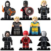 China Thunderbolts SuperHero Building Blocks Sentry Ghost Black Widow Winter Soldier Assembly Toys for sale