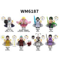 China Luffy Minifigures One Piece Zoro Straw Hat Pirates Anime Figures Building Block Collection Pack for sale