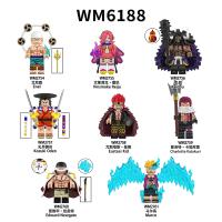 China Luffy Minifigures One Piece Zoro Straw Hat Pirates Anime Figures Building Block Collection Pack for sale