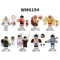 China Luffy Minifigures One Piece Zoro Straw Hat Pirates Anime Figures Building Block Collection Pack for sale