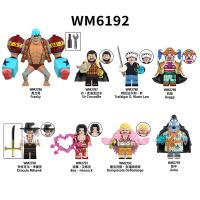China Luffy Minifigures One Piece Zoro Straw Hat Pirates Anime Figures Building Block Collection Pack for sale