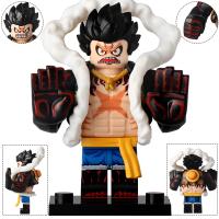 China Luffy One Piece Custom Figures Anime Figure Edition Building Bricks Display Collectible Pack for sale