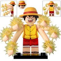China Luffy One Piece Custom Figures Anime Figure Edition Building Bricks Display Collectible Pack for sale