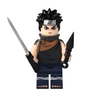 China Vivid Anime Minifigures Naruto Uchiha Sasuke Uchiha Shishui Building Blocks For Display for sale